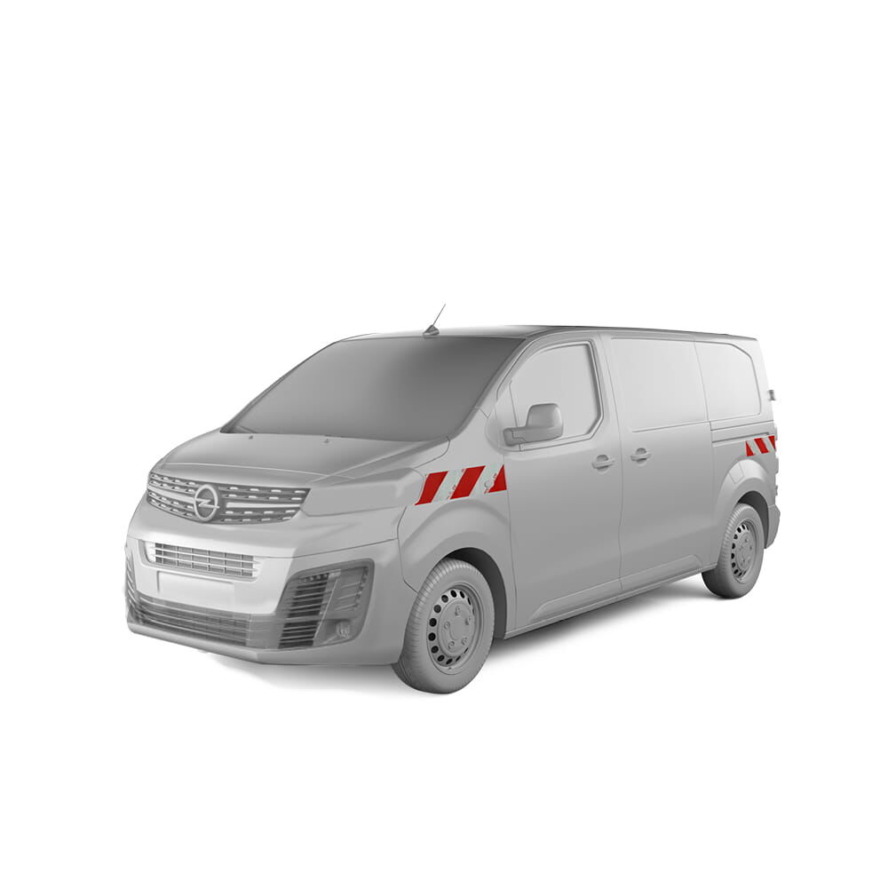 Warnmarkierung passgenau für Opel Vivaro C